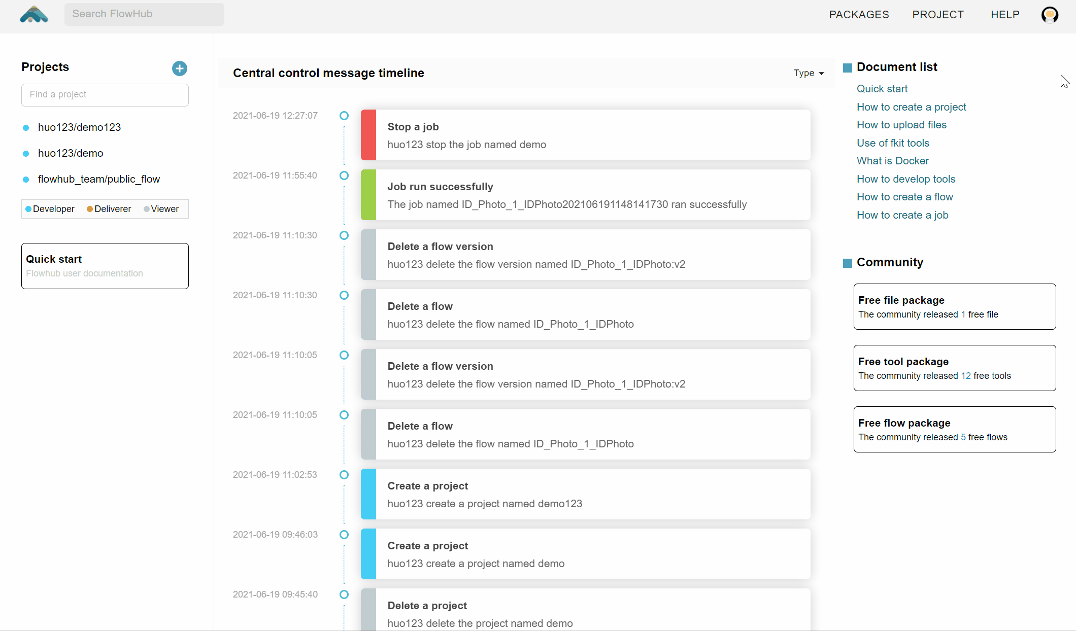User center · GitBook